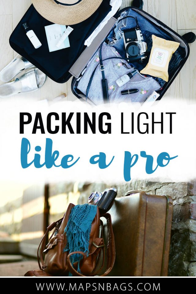 How to Pack Light: Tips and Tricks » Maps & Bags