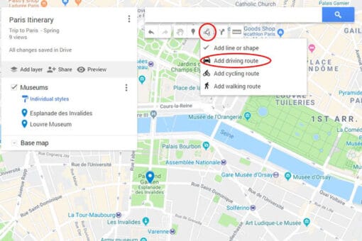 How to Plan a Trip with Google My Maps - Full Tutorial